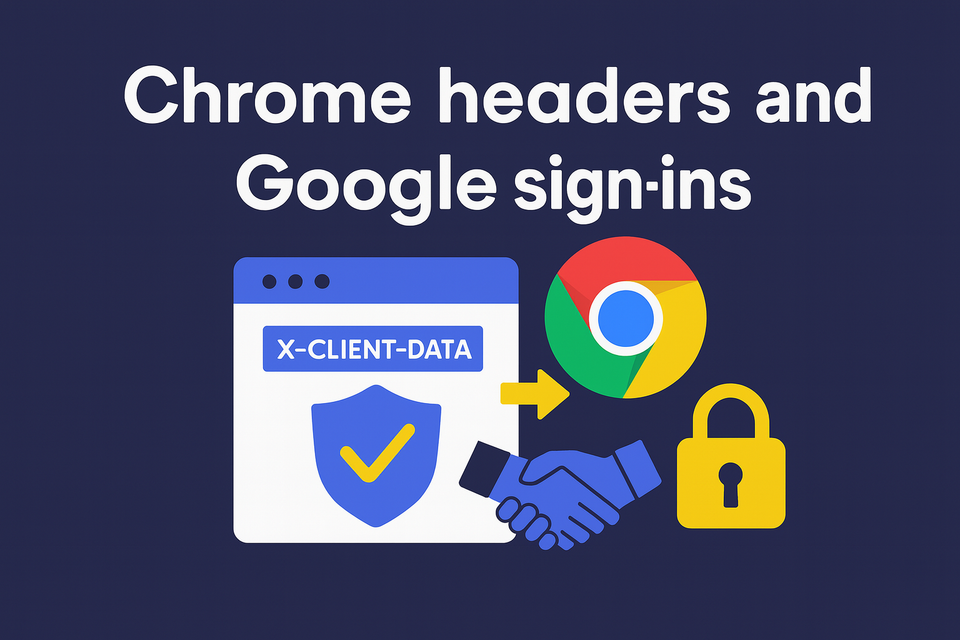Chrome headers, Google sign-in, and why DICE matters
